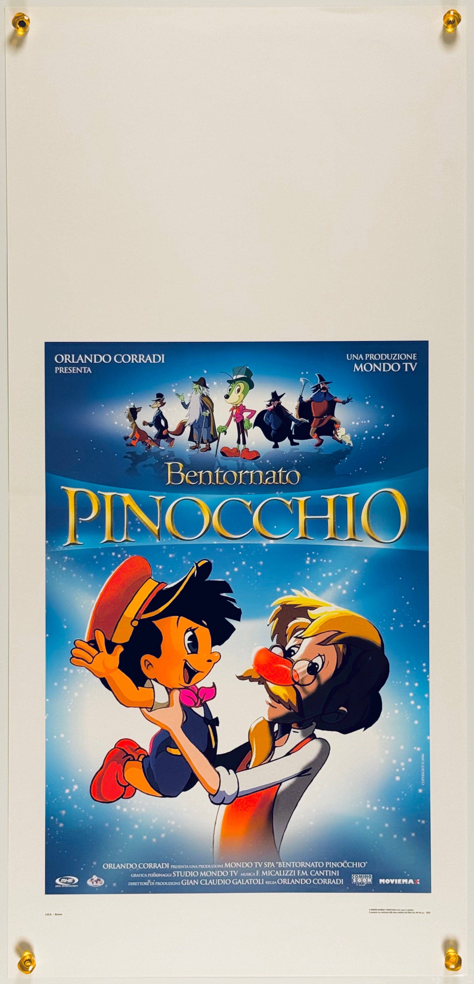 『Welcome Back Pinocchio』 海外アニメ イタリア - 海外版映画ポスター専門店 - – Fine select Alchemi
